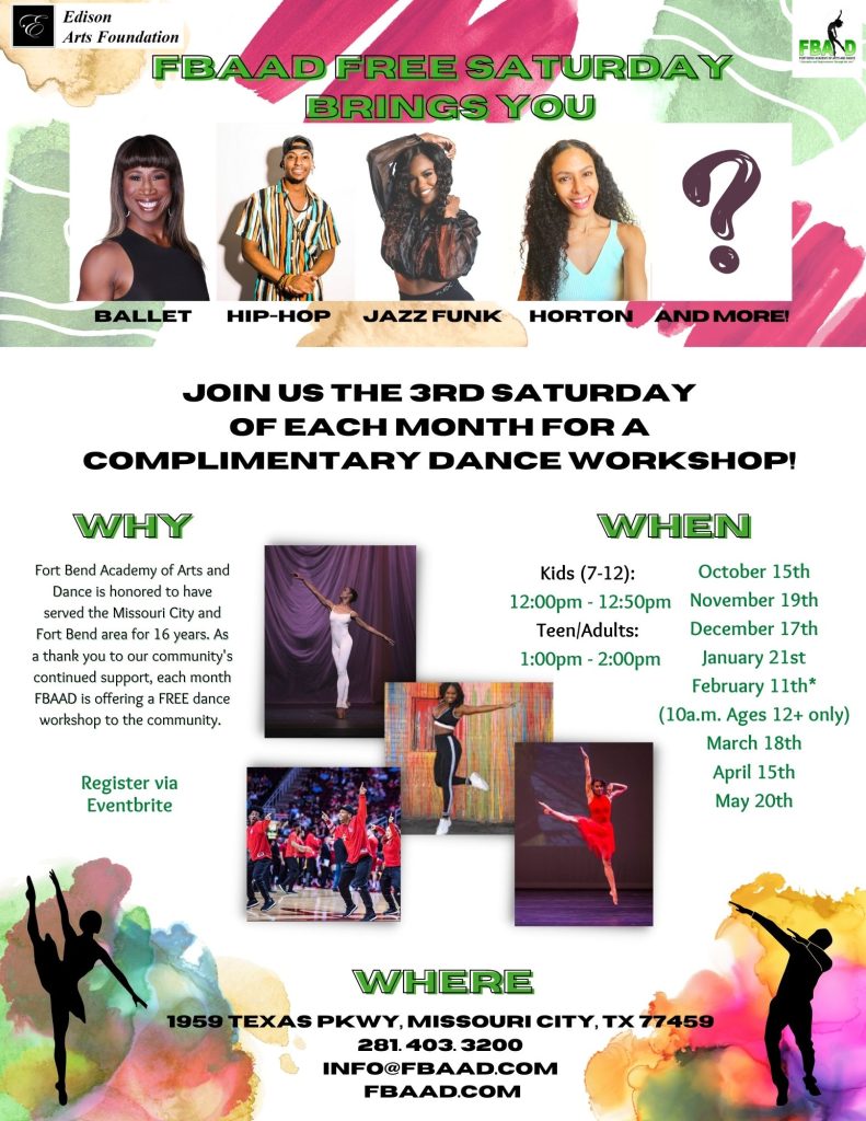 FBAAD.com | Fort Bend Academy of Arts and Dance